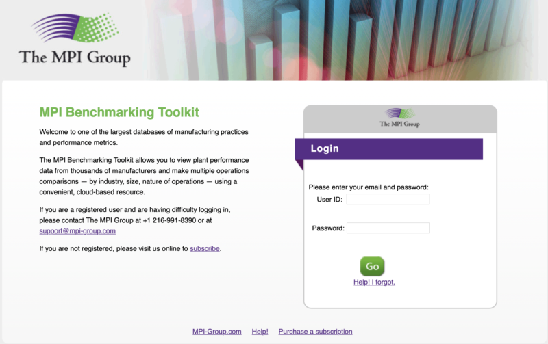 Manufacturers Benchmarking Toolkit - The MPI Group