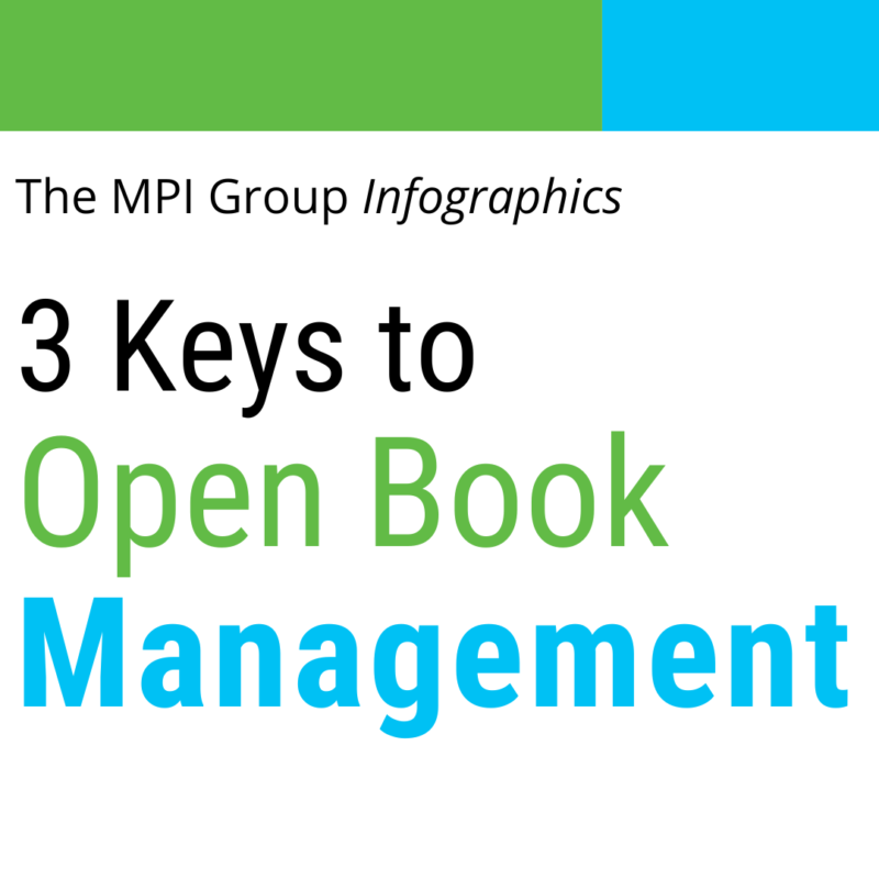 3 Keys to Open Book Management infographic - The MPI Group